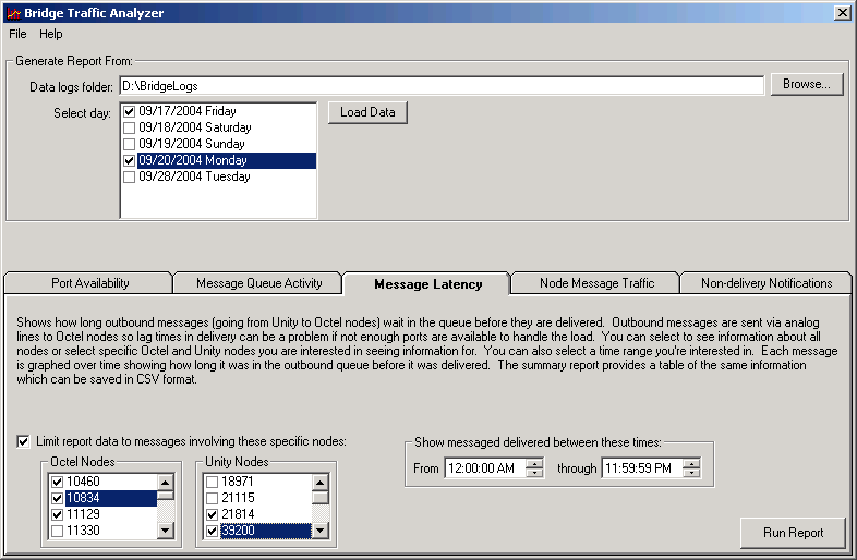 Bridge Traffic Analyzer